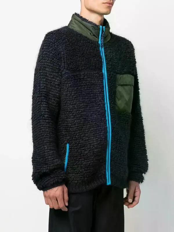 Marni Knitted Zip-up Cardigan