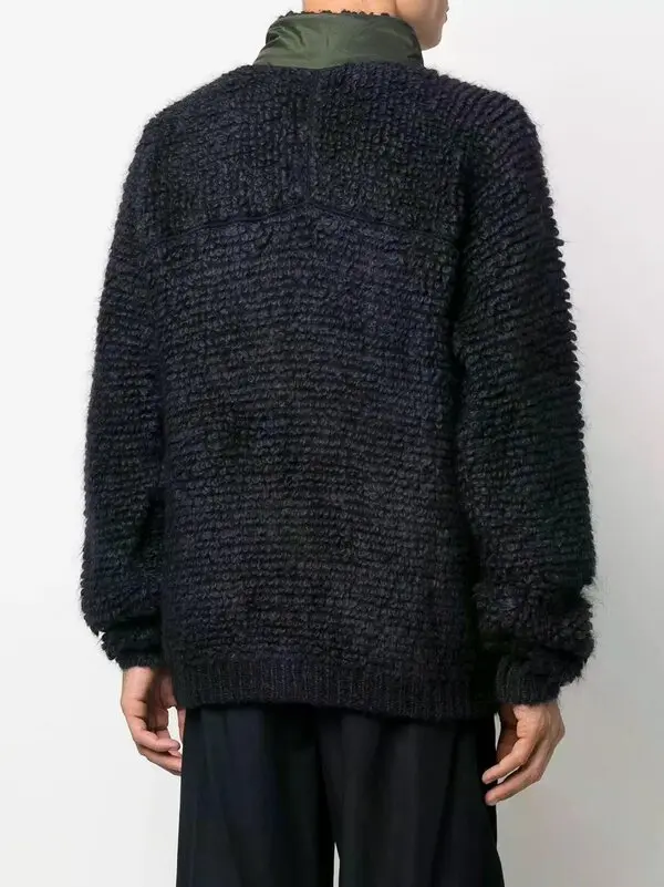 Marni Knitted Zip-up Cardigan