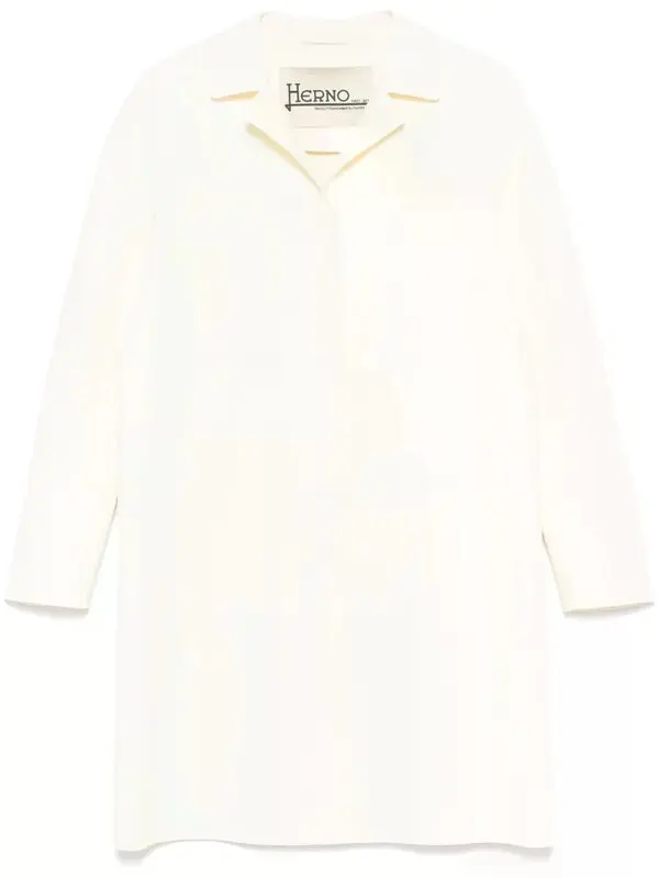 Herno Jersey Coat - Neutrals