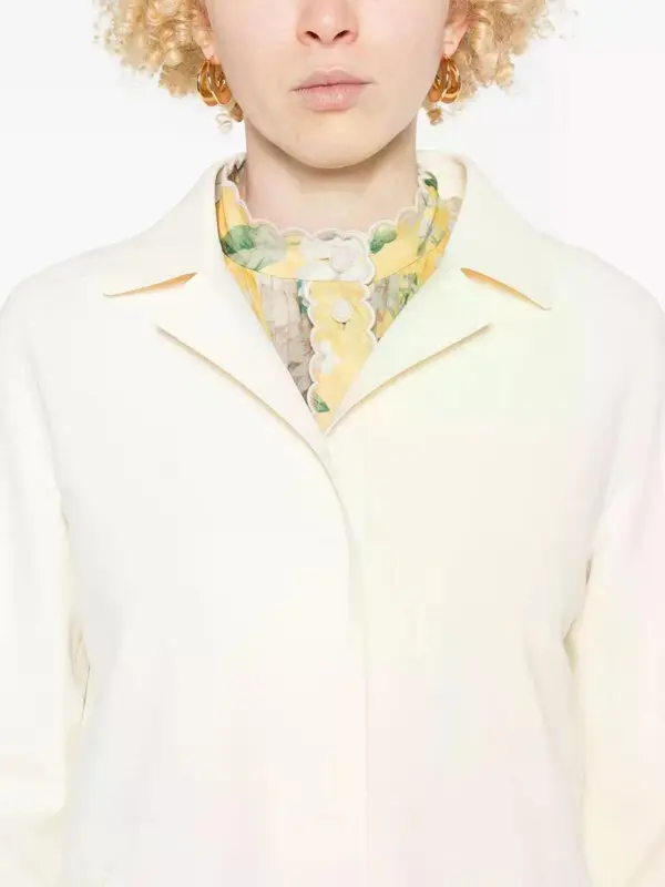 Herno Jersey Coat - Neutrals