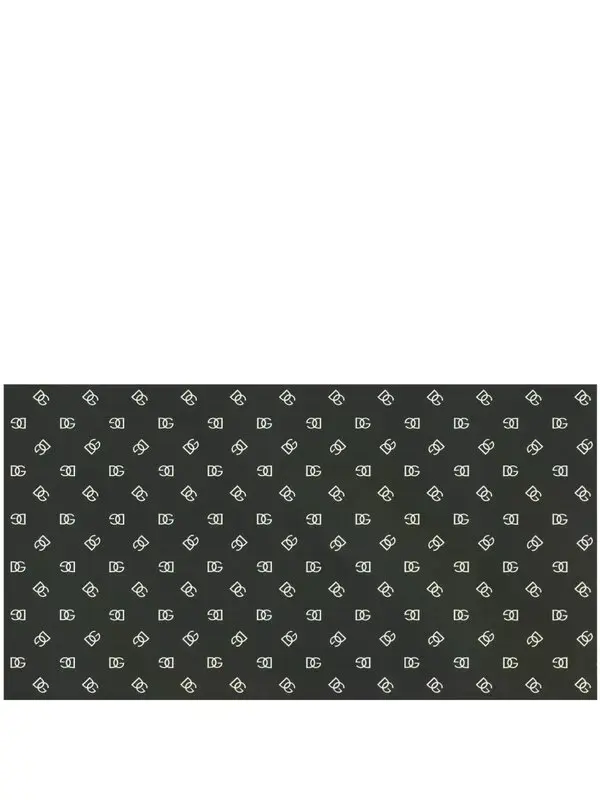 Dolce & Gabbana Monogram-logo Wallpaper - Black