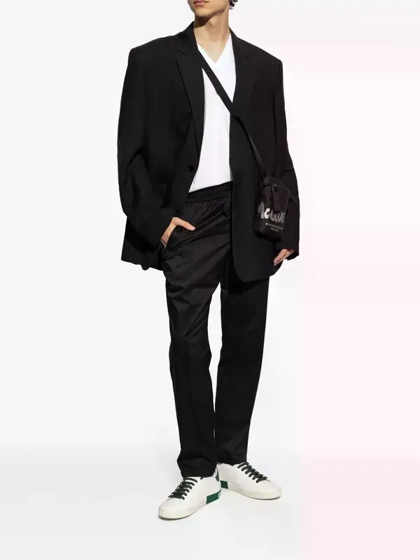 Dolce & Gabbana Portofino Leather Lace-up Sneakers