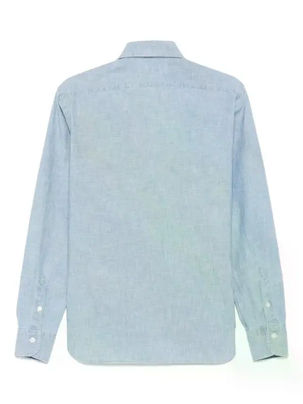 BARBA NAPOLI Chambray Shirt