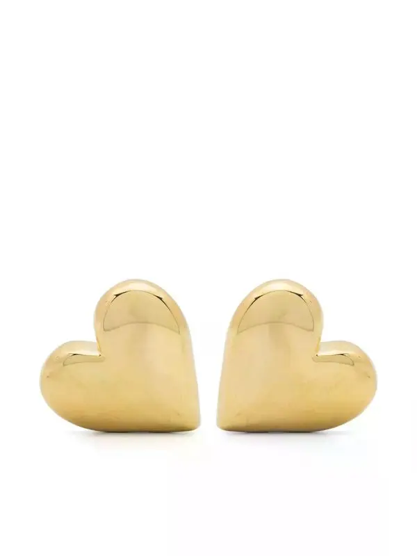 Federica Tosi Heart-motif Clip-on Earrings - Gold
