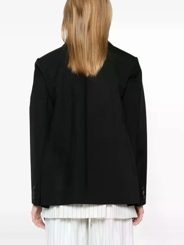 Sacai Logo-appliqué Blazer