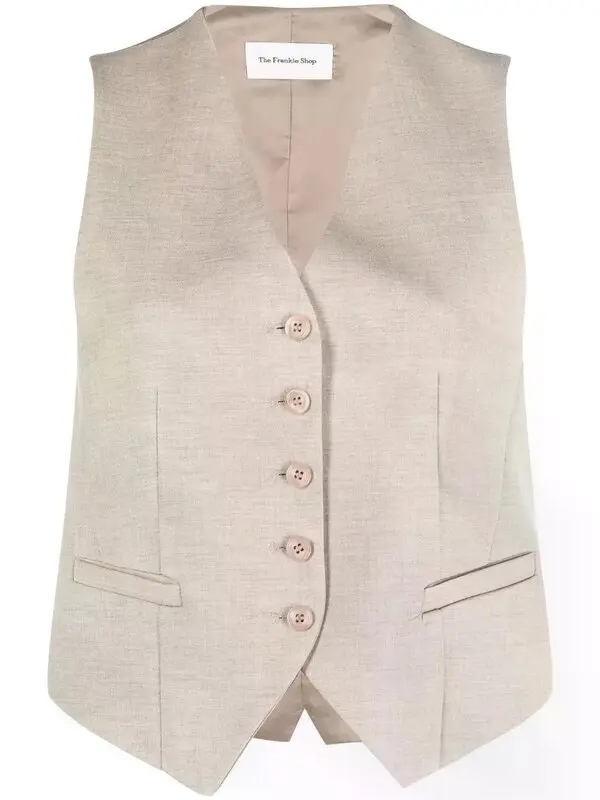THE FRANKIE SHOP Gelso Tailored Waistcoat