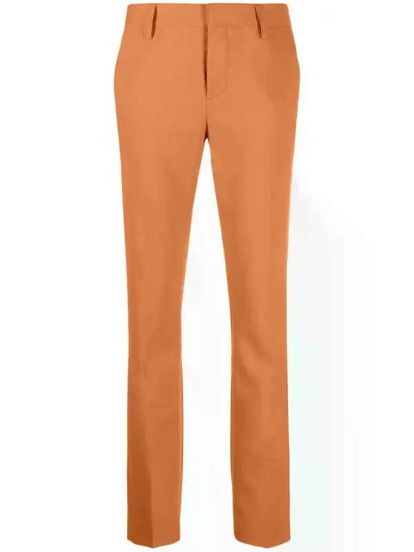 Dsquared2 Slim-cut Tailored Trousers In Burnt