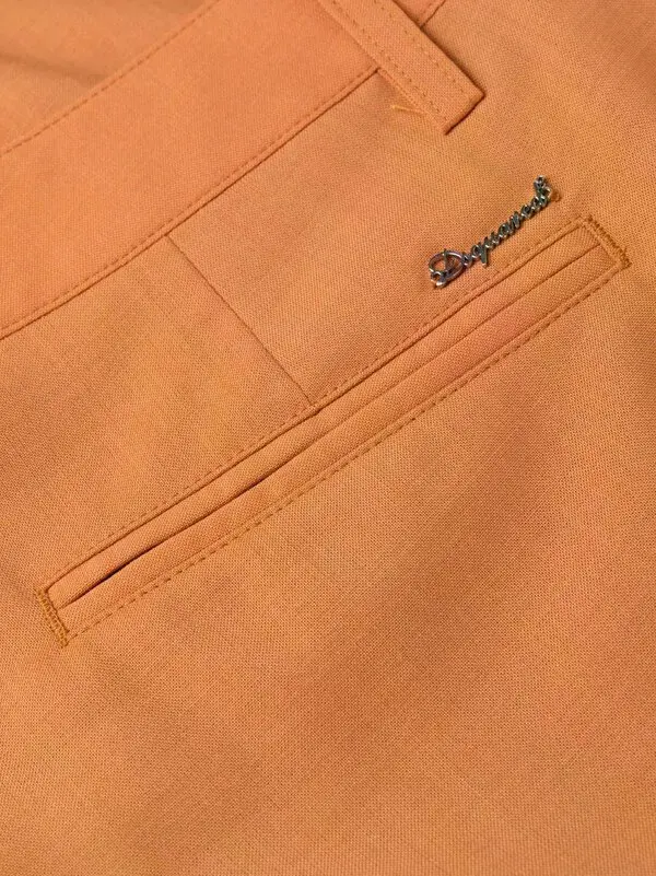 Dsquared2 Slim-cut Tailored Trousers In Burnt