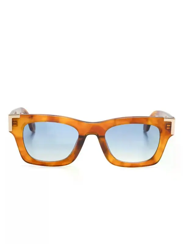 Palm Angels Square-frame Sunglasses - Brown