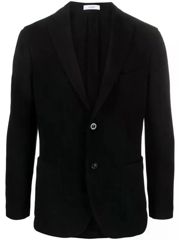 Boglioli Knitted Single-breasted Blazer