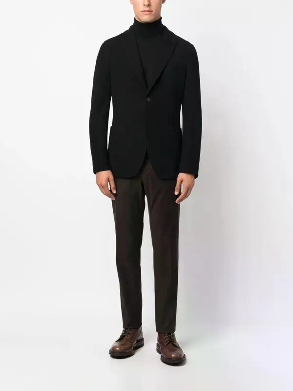 Boglioli Knitted Single-breasted Blazer