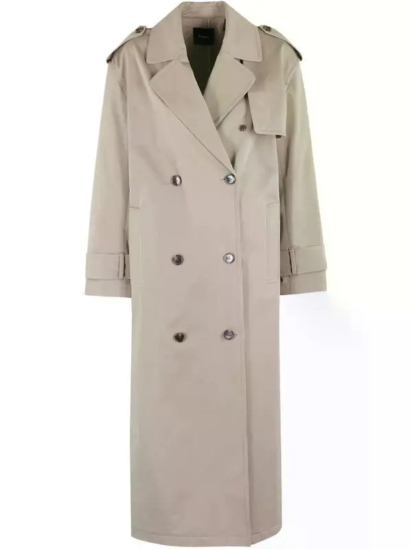 Theory Double-breasted Trench Coat