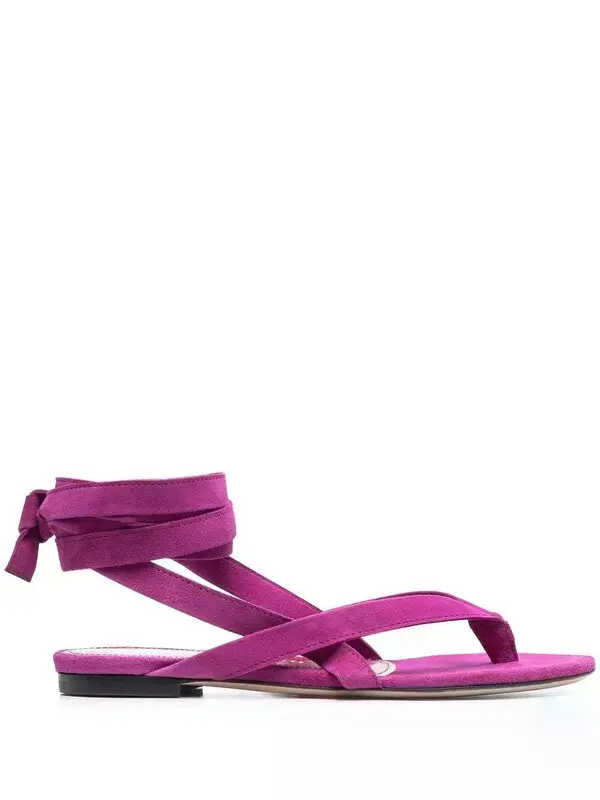 Attico Ankle-strap Flat Sandals