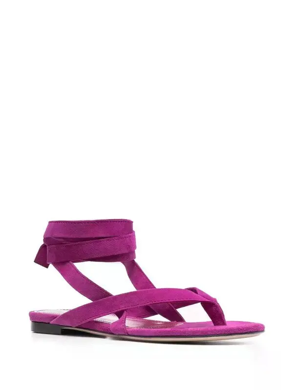 Attico Ankle-strap Flat Sandals