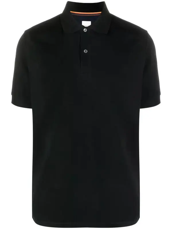 Paul Smith Cotton Polo Shirt - Black