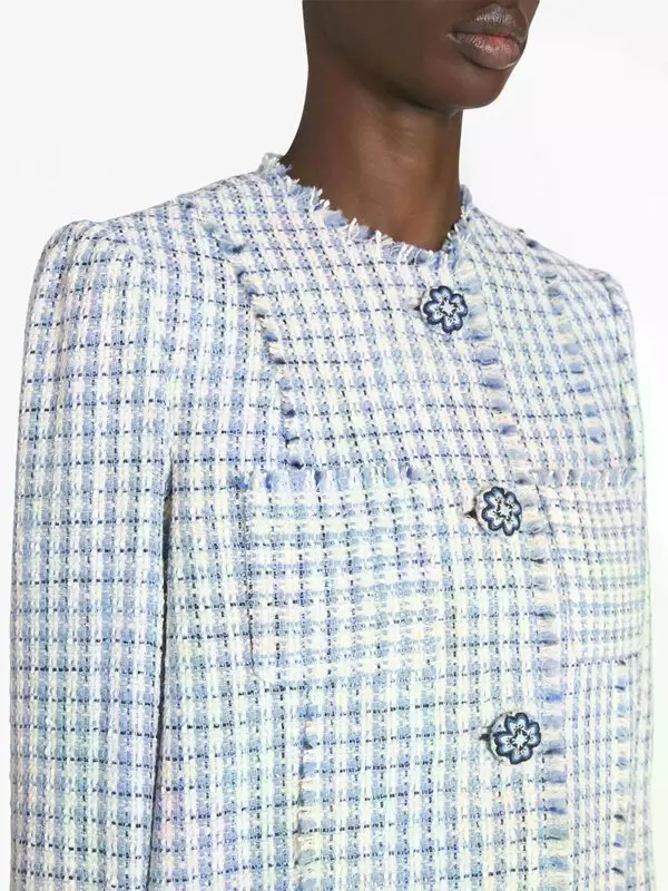 Etro Round-neck Tweed Jacket