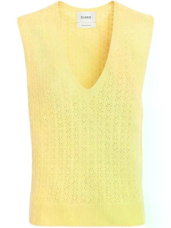 BARRIE V-neck Cashmere Top