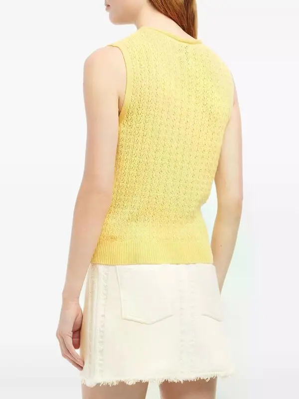 BARRIE V-neck Cashmere Top