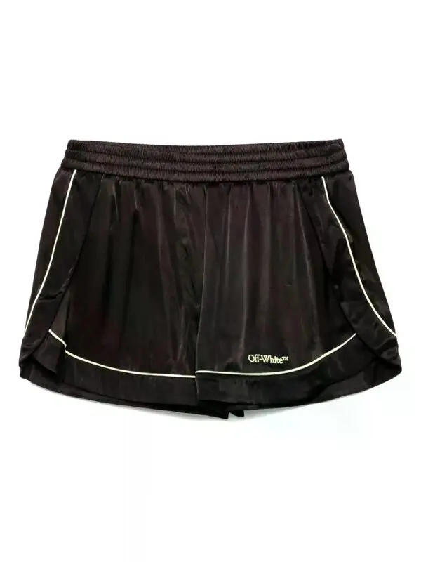 Off-White Logo-embroidered Shorts