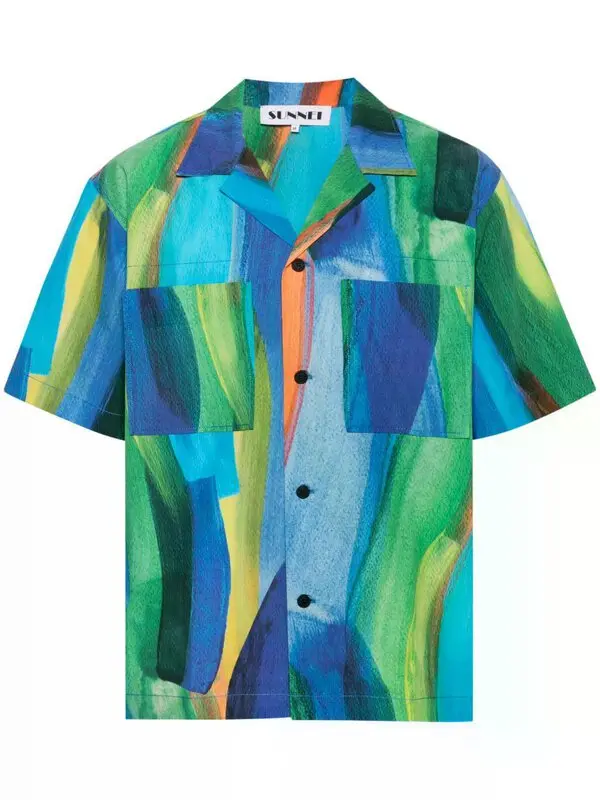 Sunnei Abstract-print Shirt