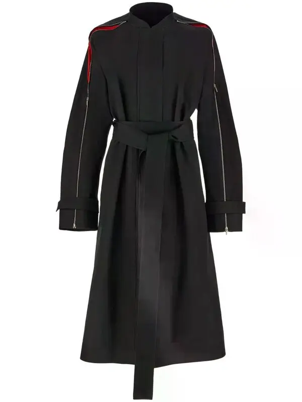 FERRAGAMO Belted Trench Coat With Zip Detailing