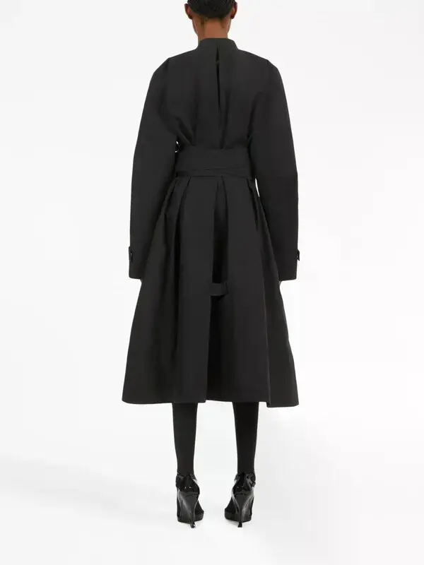 FERRAGAMO Belted Trench Coat With Zip Detailing
