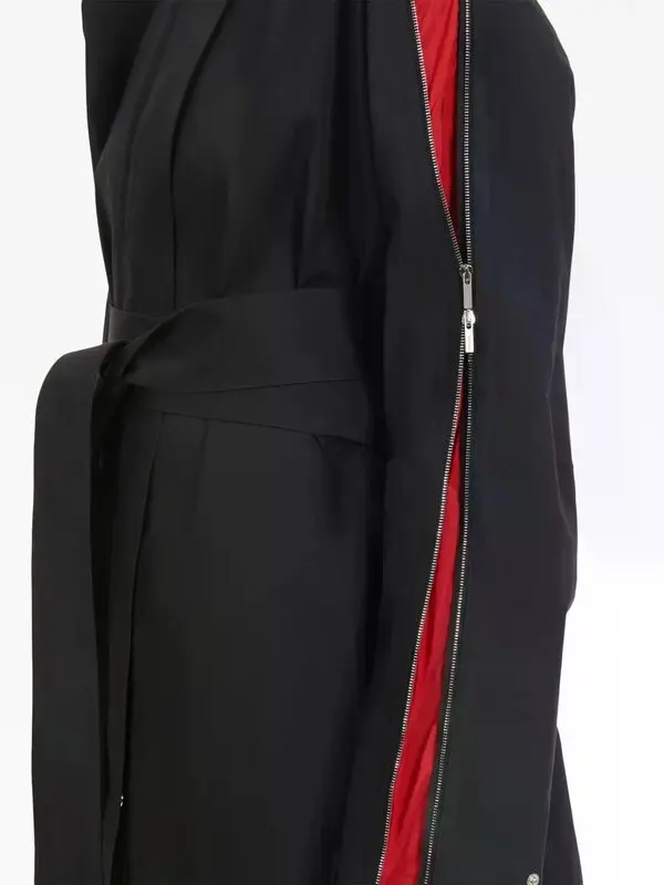 FERRAGAMO Belted Trench Coat With Zip Detailing