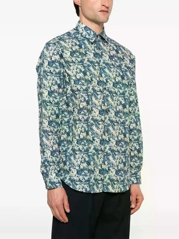 Paul Smith Floral-print Cotton Shirt