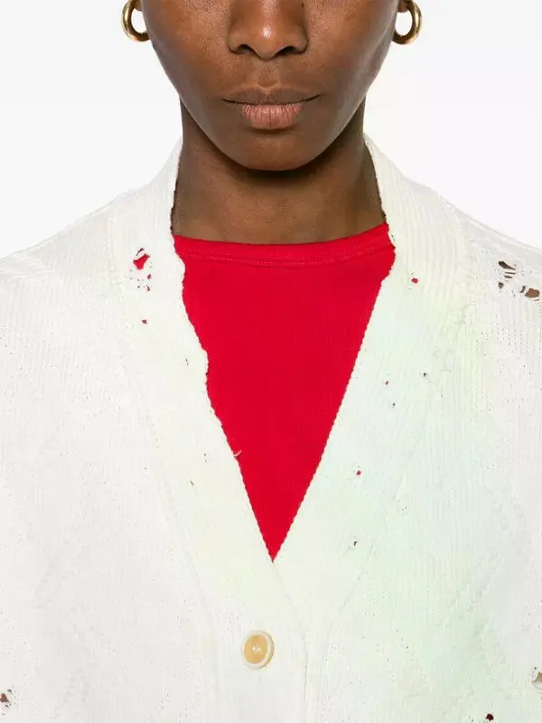 Marni Patterned Jacquard Cardigan