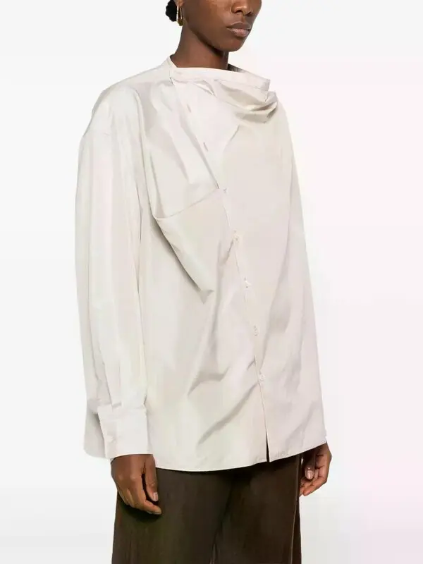 LEMAIRE Lemiare Draped Silk Shirt