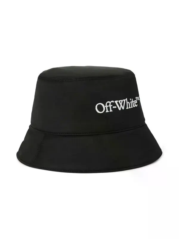 Off-White Embroidered Bucket Hat
