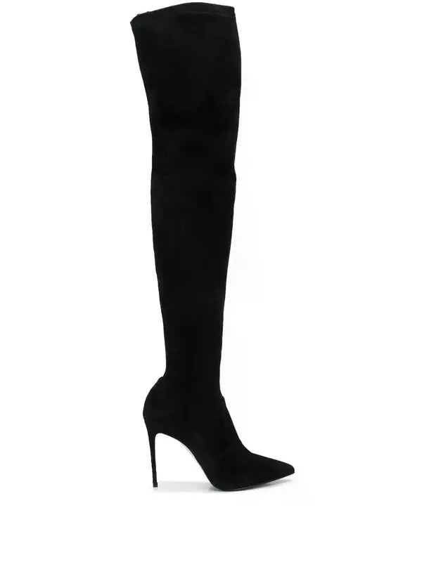 LE SILLA Suede Thigh-high Stiletto Boots