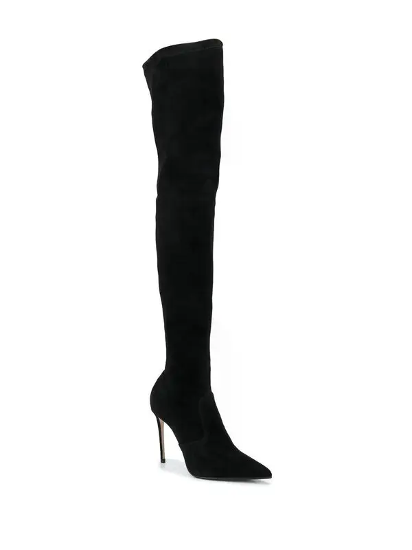 LE SILLA Suede Thigh-high Stiletto Boots