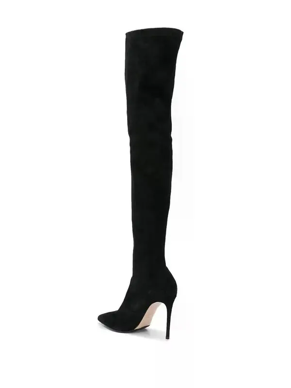 LE SILLA Suede Thigh-high Stiletto Boots