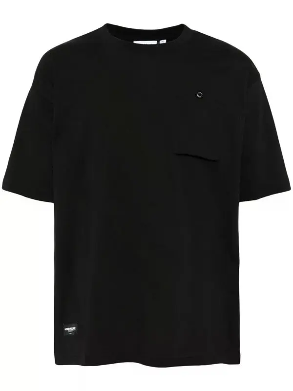 CHOCOOLATE Logo-patch T-shirt - Black