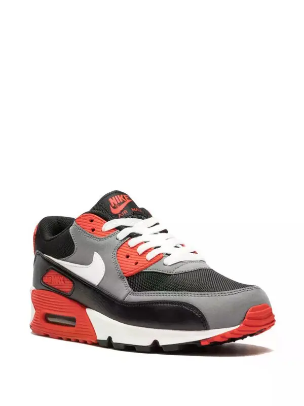 Nike Air Max 90 Panelled Sneakers - Grey