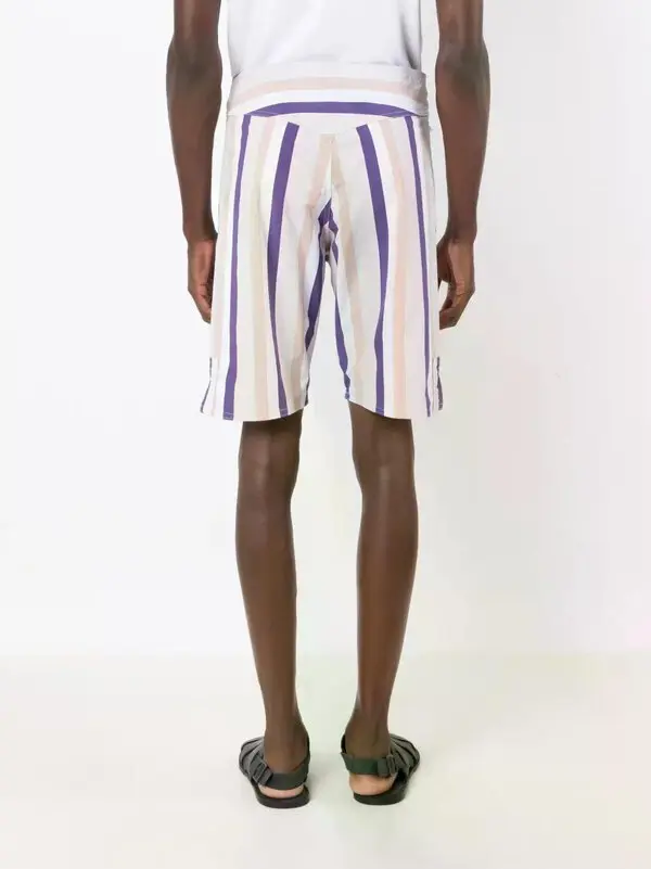 AMIR SLAMA Striped Bermuda Shorts