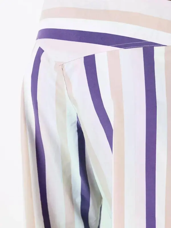 AMIR SLAMA Striped Bermuda Shorts