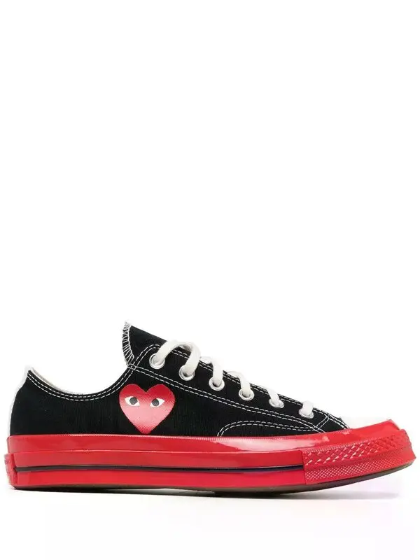 CONVERSE X COMME DES GARONS PLAY Chuck 70 Low-top Sneakers - Black