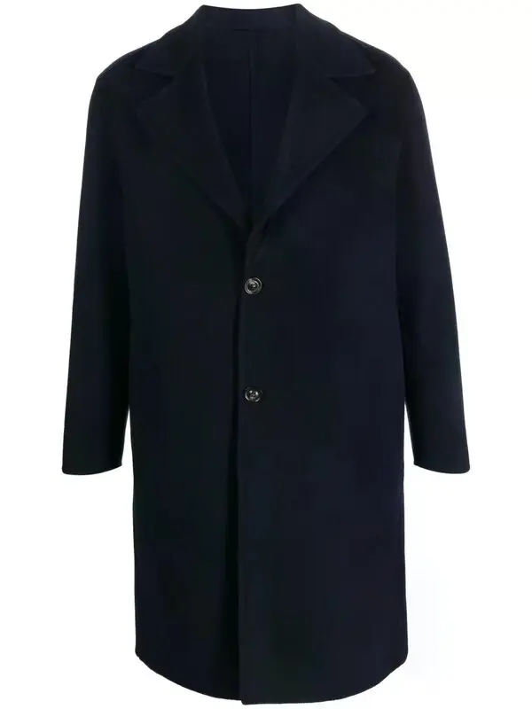 LARDINI Single-breasted Wool-cashmere Coat