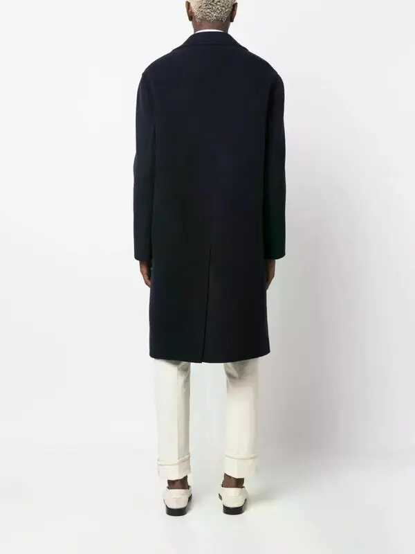 LARDINI Single-breasted Wool-cashmere Coat