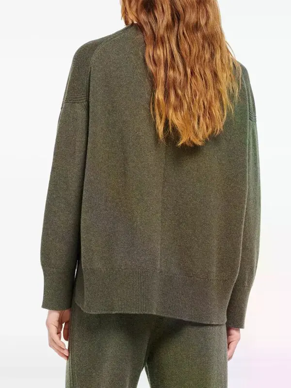 BARRIE Iconic Cashmere Pullover - Green
