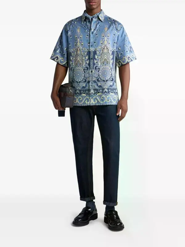 Etro Paisley Ankle Jeans