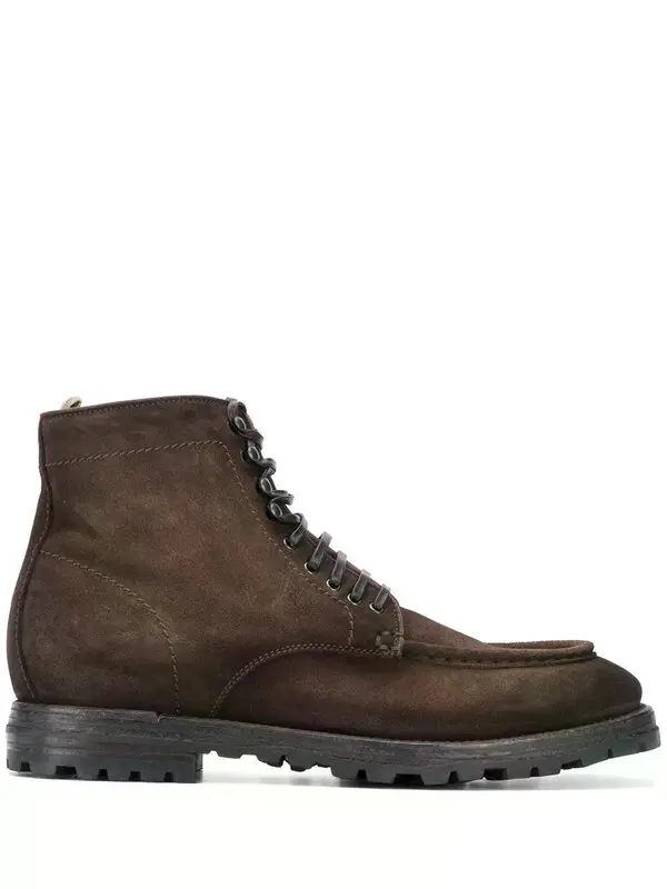Officine Creative Suede Ankle Boots