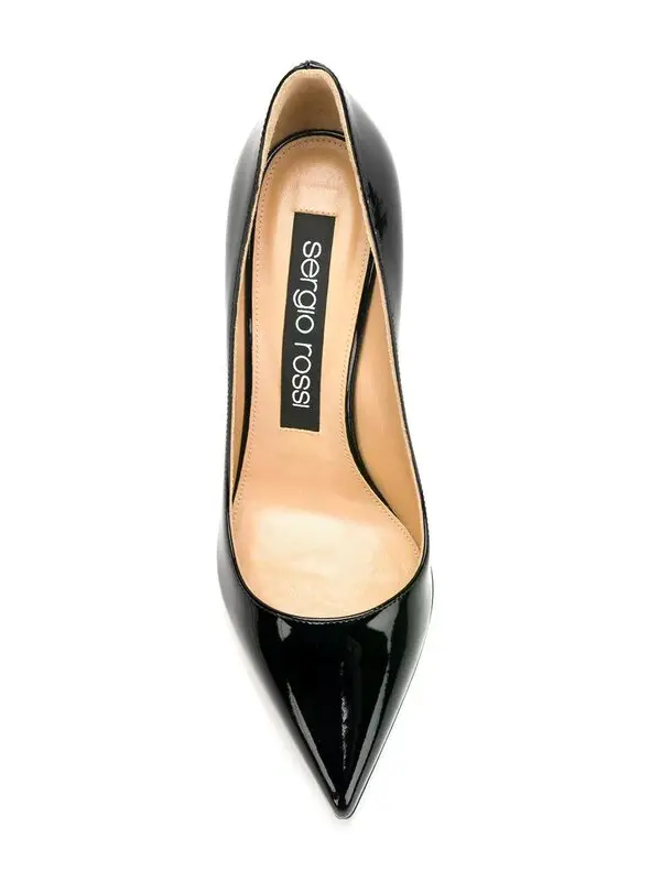 SERGIO ROSSI Godiva 90mm Pumps - Black