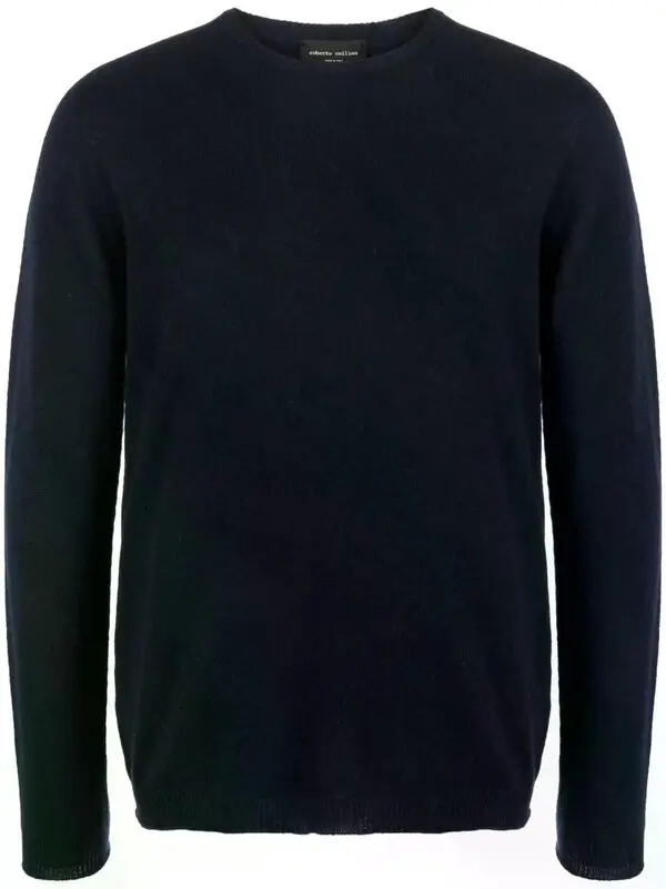 ROBERTO COLLINA Fine-knit Cashmere Jumper - Blue