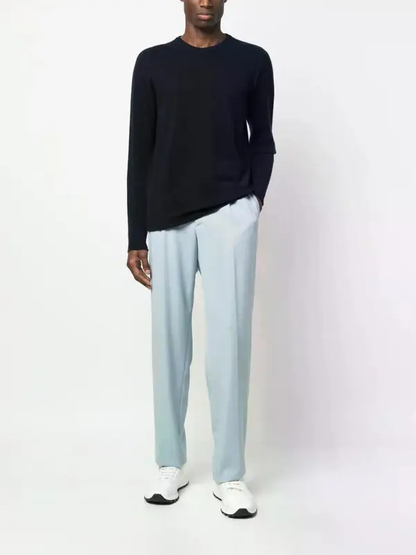 ROBERTO COLLINA Fine-knit Cashmere Jumper - Blue