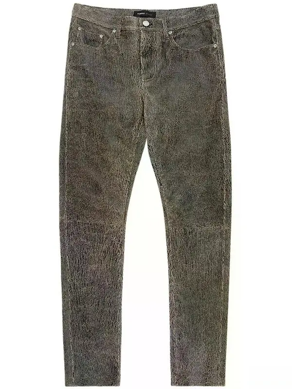 PURPLE BRAND Leather Trousers