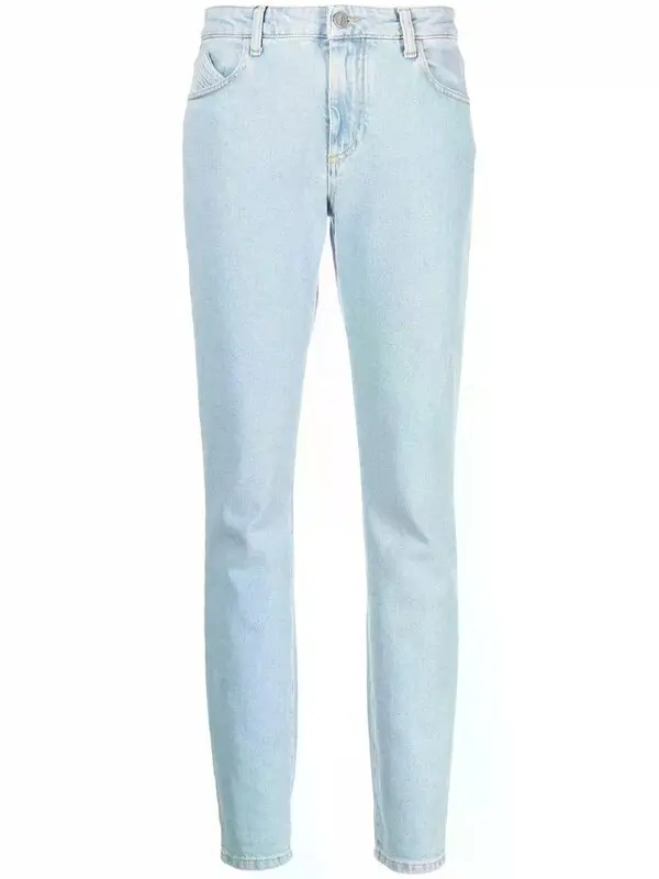 Attico High-rise Straight-leg Jeans