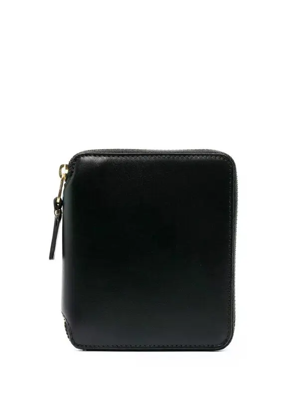Comme Des Garçons Bi-fold Leather Wallet - Black